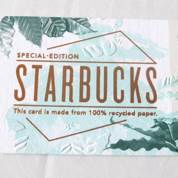 Starbucks | Other | Starbucks 28 Recycled Cardboard Card No Value ...